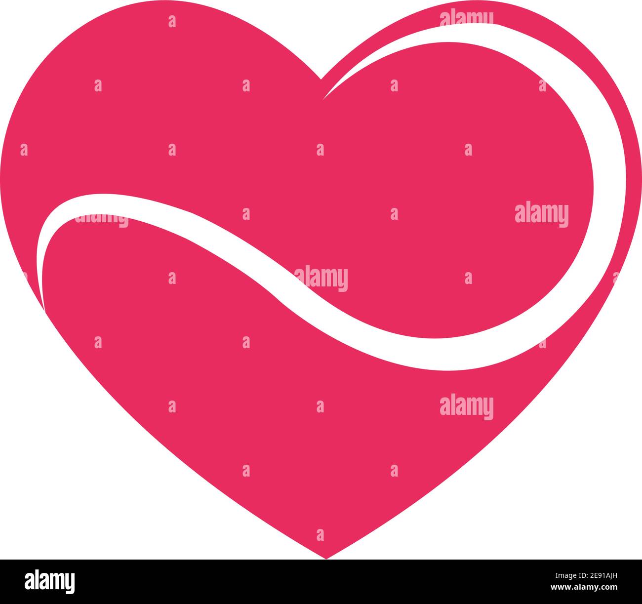Heart Icon Vector. Perfect Love symbol. Valentine's Day sign Stock ...