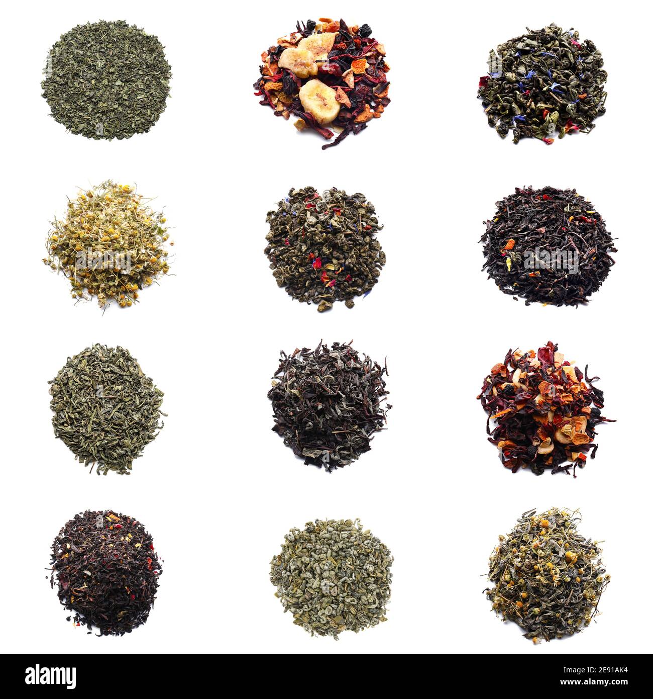 Flat leaf types Cut Out Stock Images & Pictures - Alamy