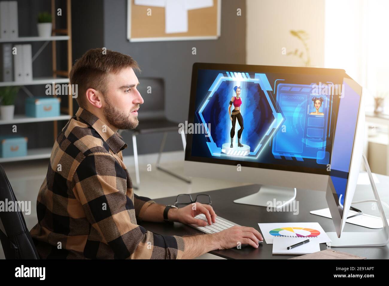 Animator drawing table hi-res stock photography and images - Alamy