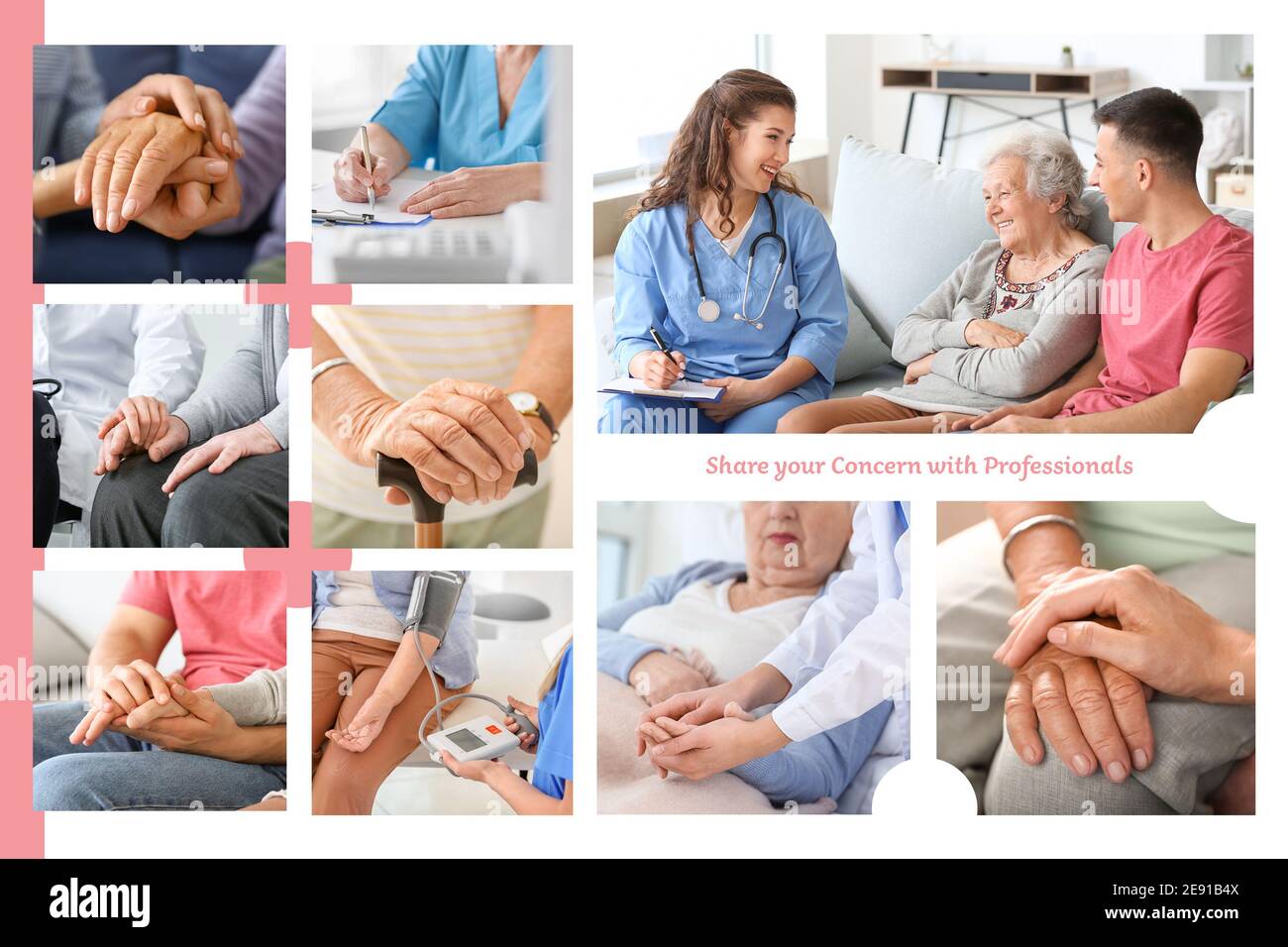 Caregivers hands hi-res stock photography and images - Alamy