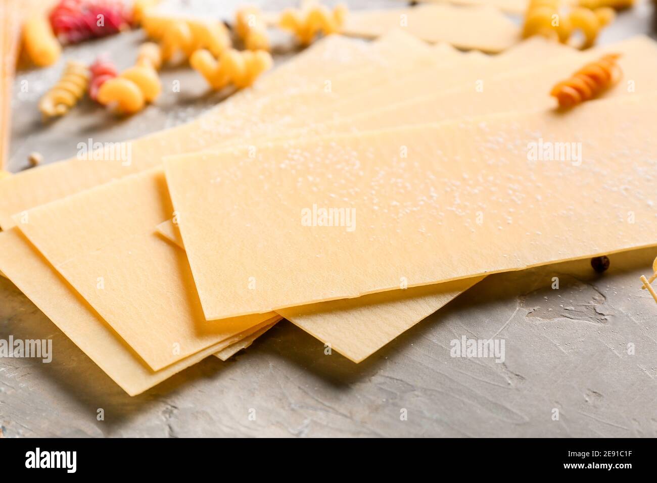 Dry lasagna hi-res stock photography and images - Alamy