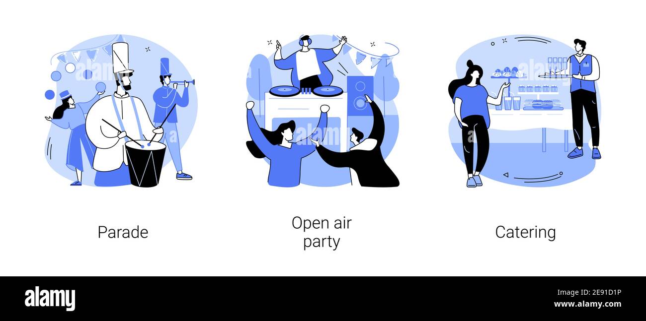 Mass event abstract concept vector illustrations Stock Vector Image ...