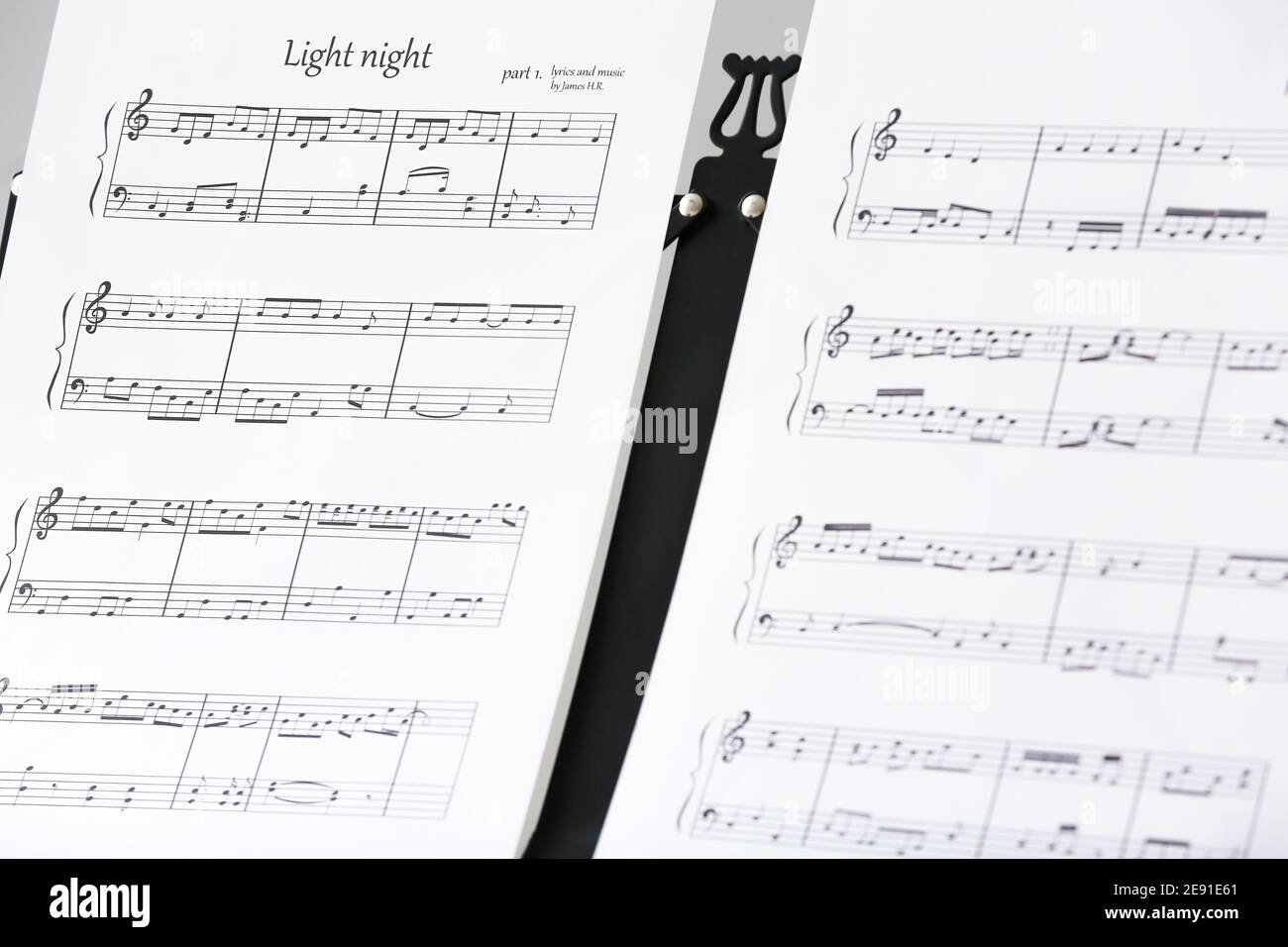 Beautiful music musical note symbols hi-res stock photography and ...