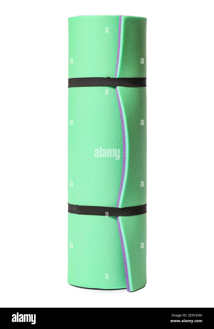 Yoga mat isolated on white background Stock Photo - Alamy