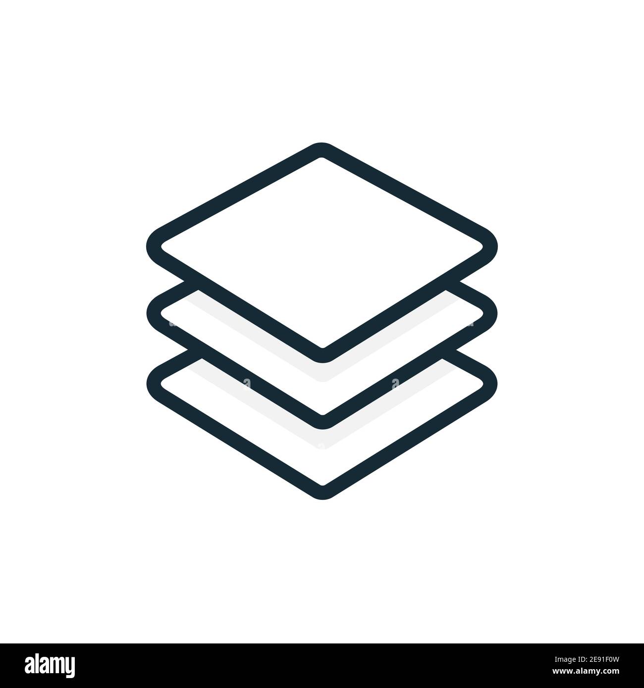 Multiple layers of material Stock Vector Images - Alamy