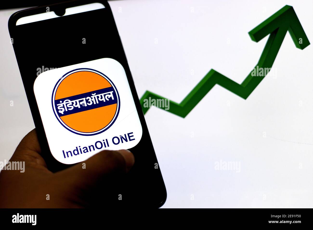 Indian oil logo hi-res stock photography and images - Alamy