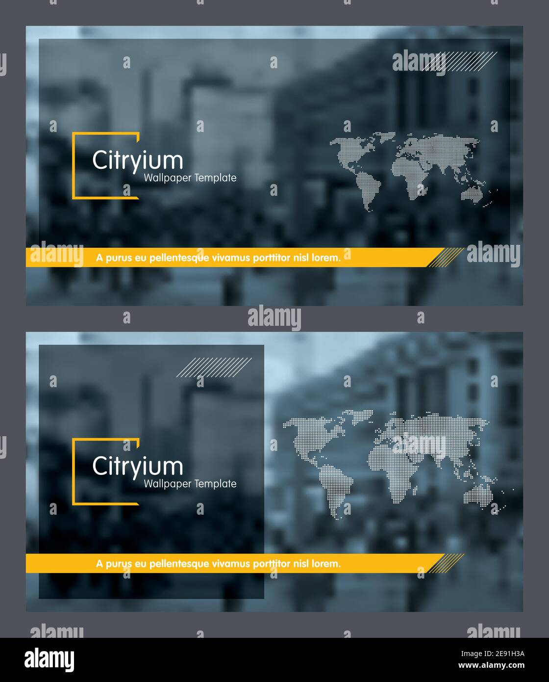 Computer screen wallpaper template for business. Corporate identity ...