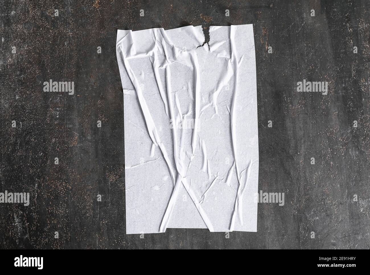 Texture of crumpled wet paper on dark background Stock Photo - Alamy