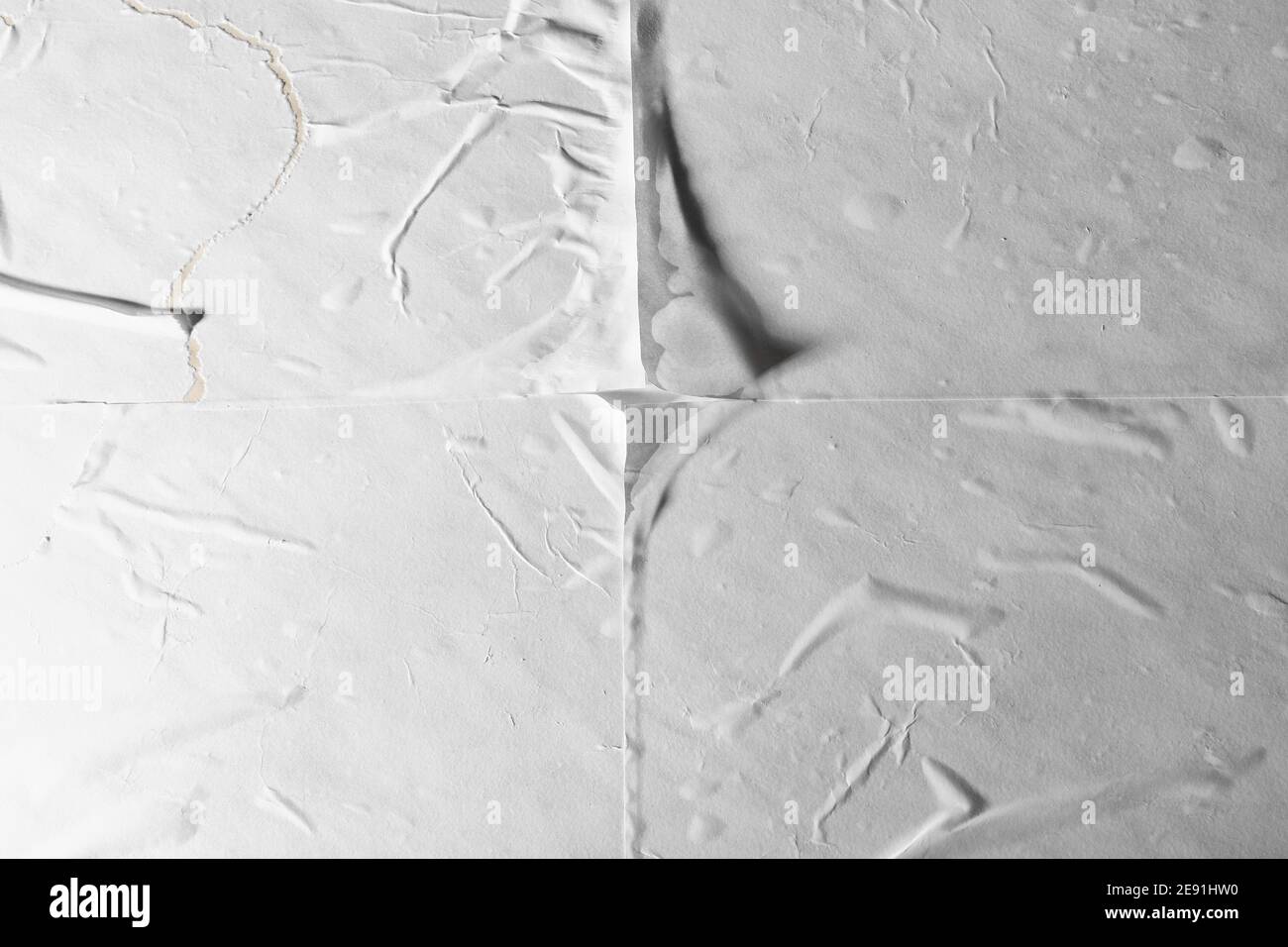 Texture of creased wet paper as background Stock Photo - Alamy