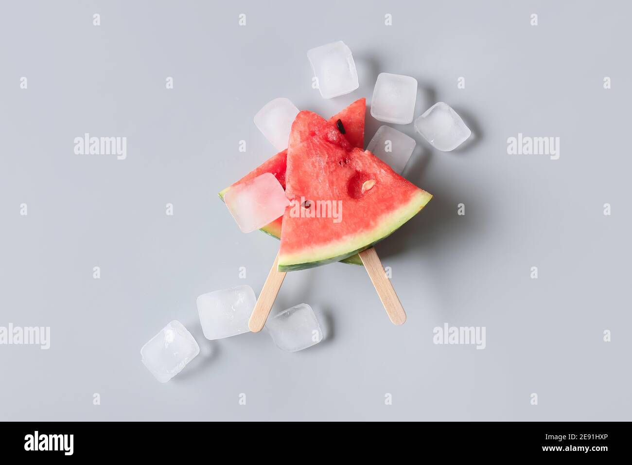 Watermelon pulp ice cubes hi-res stock photography and images - Alamy