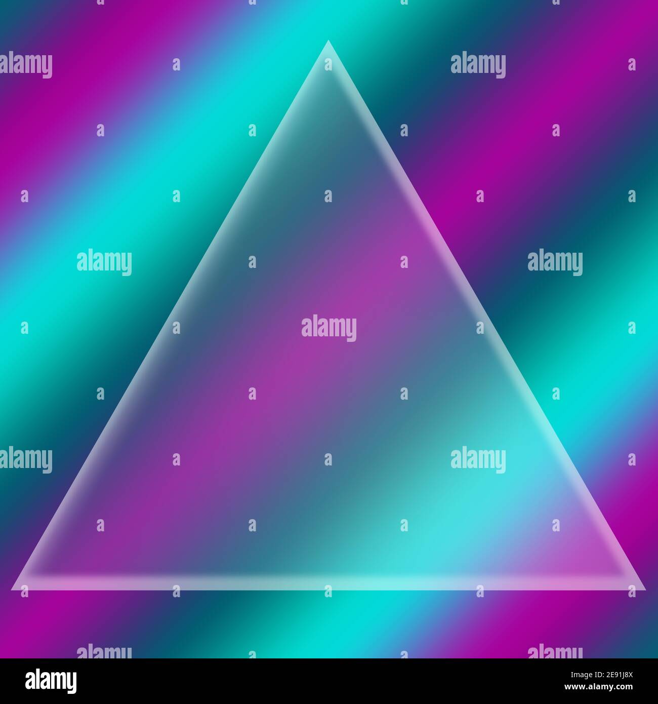 An abstract psychedelic triangle shape background image Stock Photo - Alamy