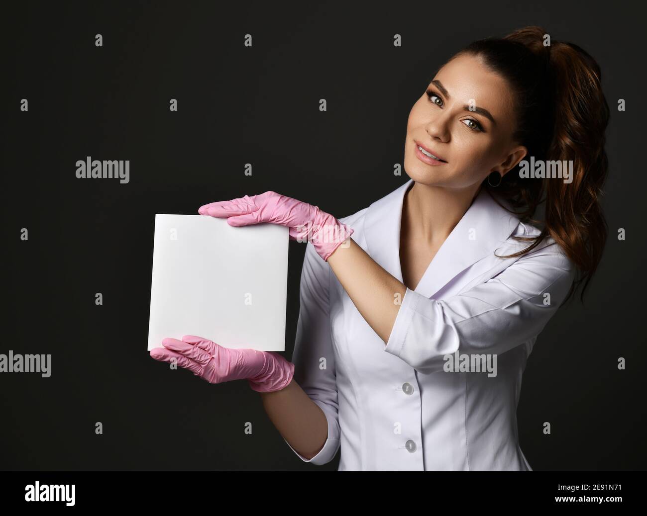 Sheet paper protective gloves hi-res stock photography and images - Alamy