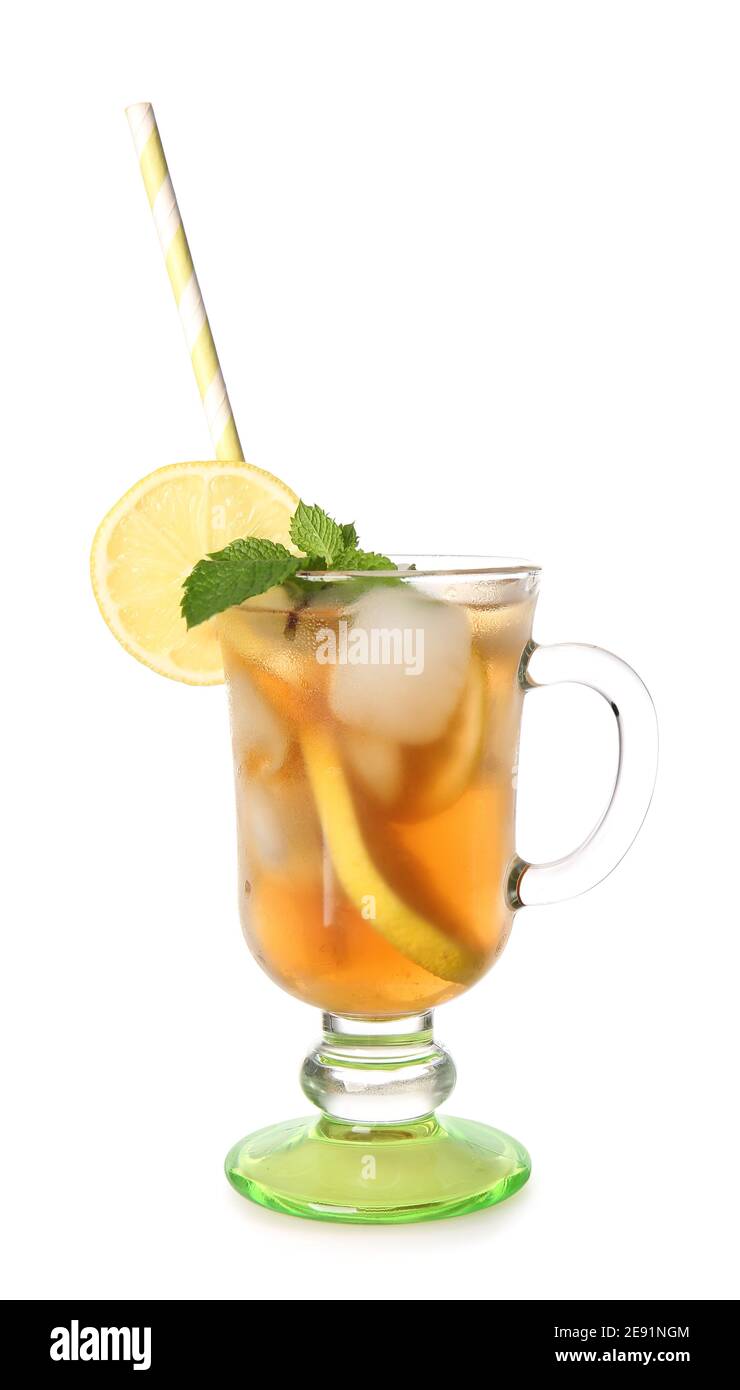 Teapot tea lemon leaves Cut Out Stock Images & Pictures - Alamy