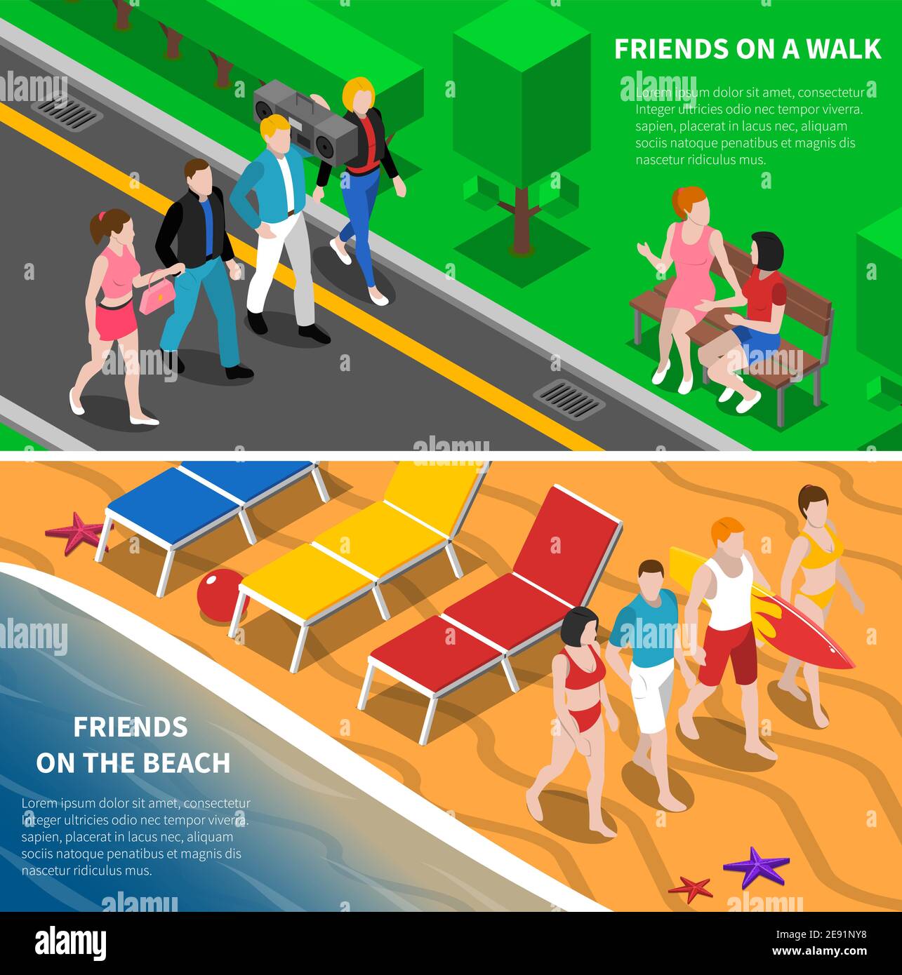 Walking network Stock Vector Images - Alamy