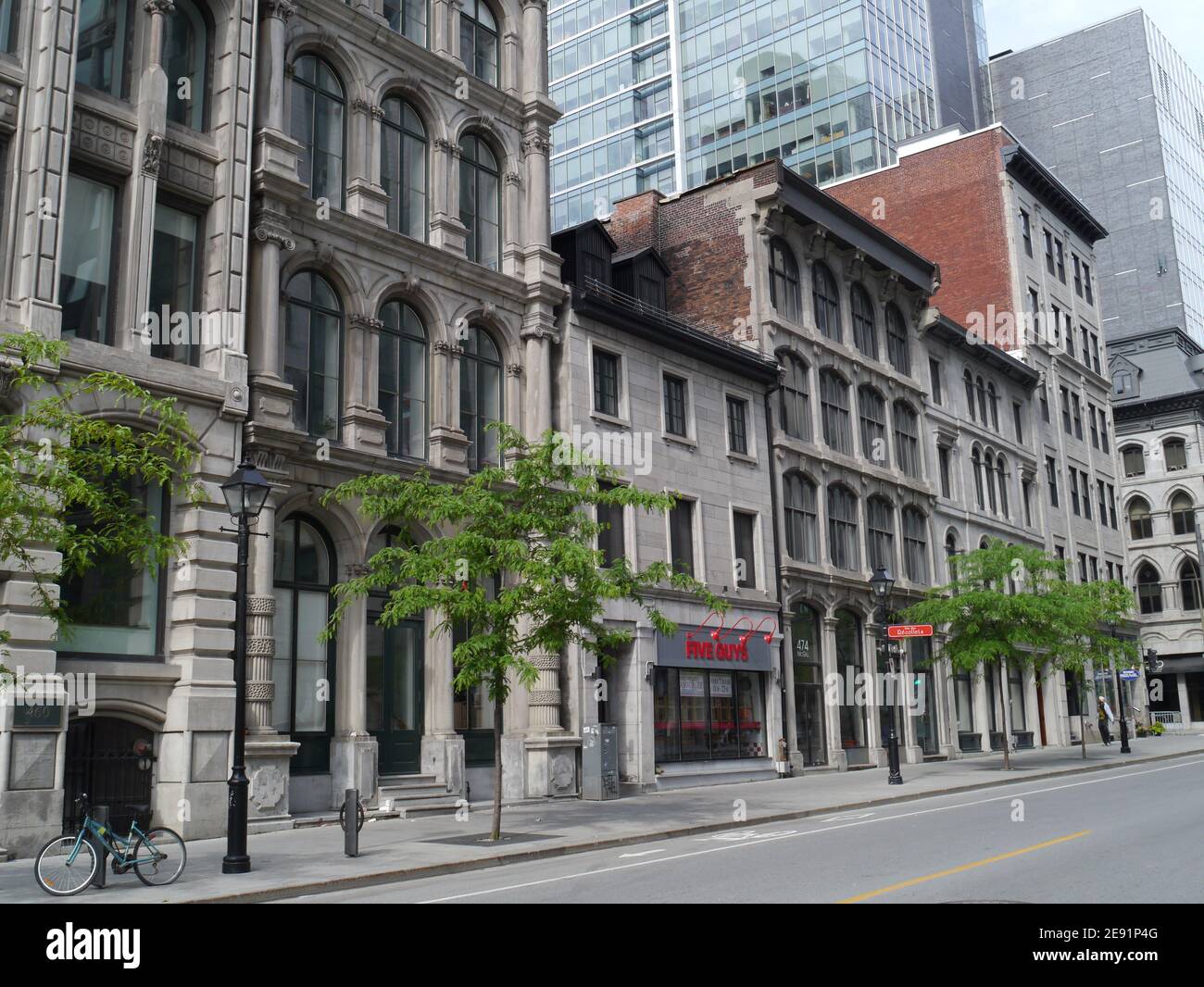 The old port area of Montreal has 19th century buildings converted into ...