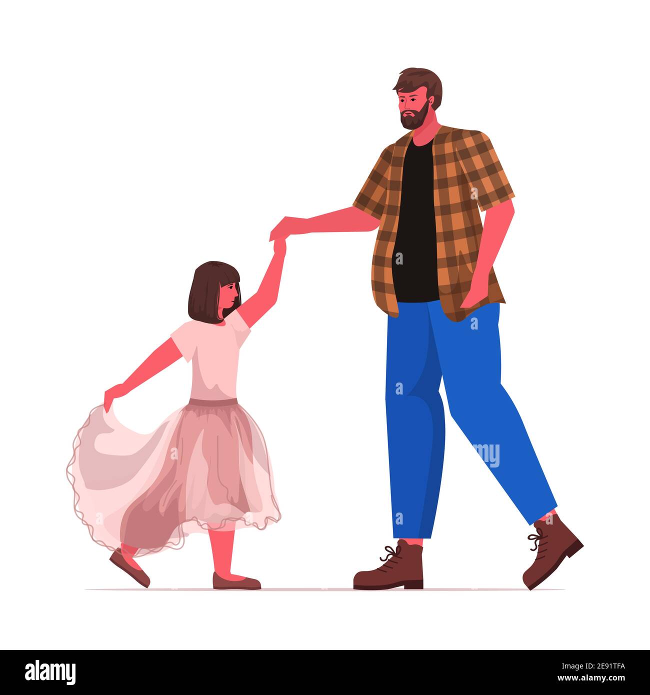 Cartoon dancing dad hi-res stock photography and images - Alamy