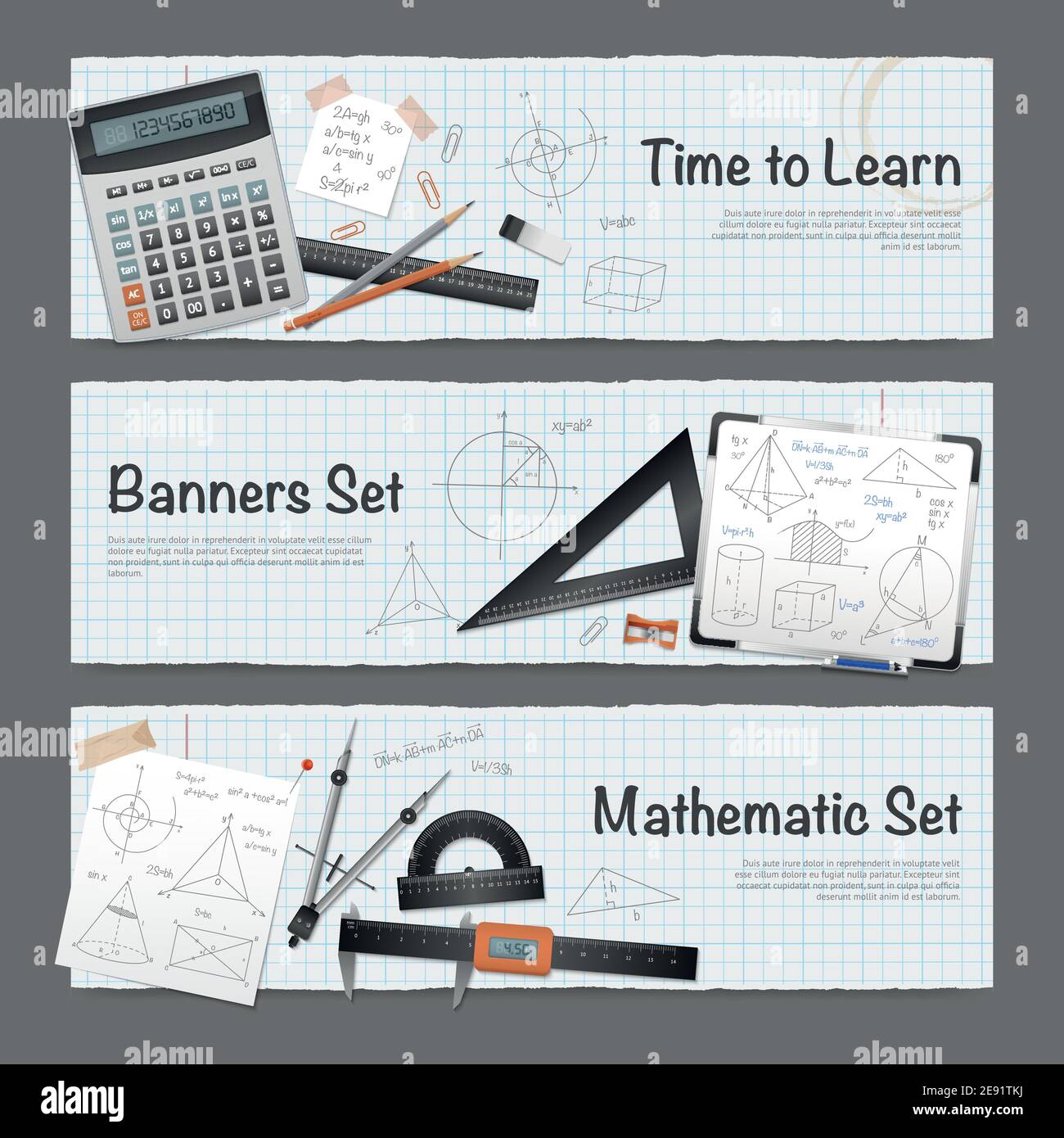 Measuring triangle Stock Vector Images - Alamy