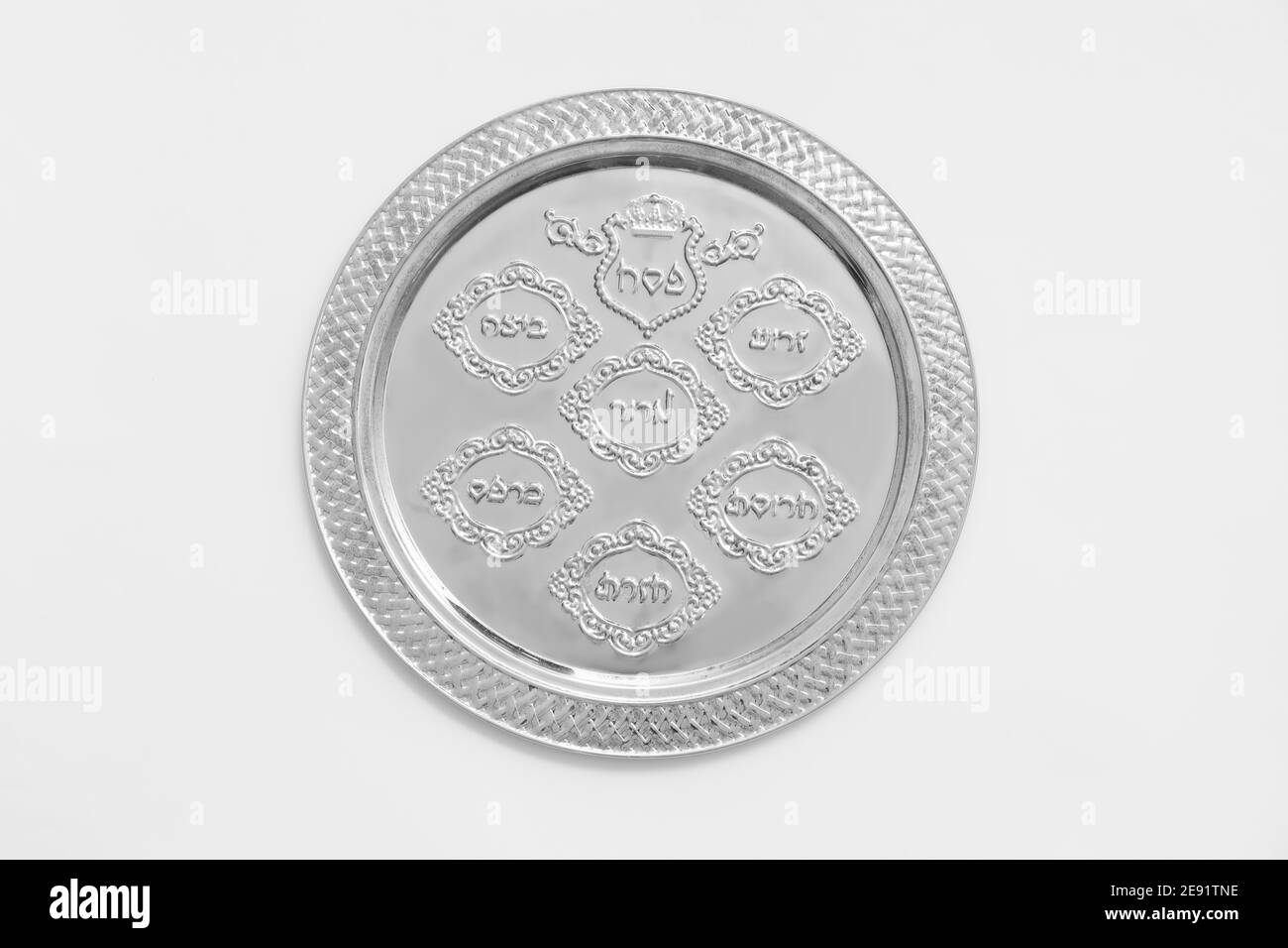 Seder plate Black and White Stock Photos & Images - Alamy