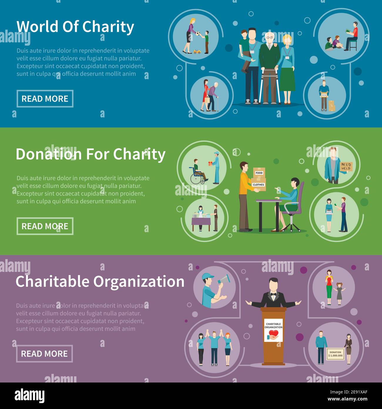 Helping needy Stock Vector Images - Alamy