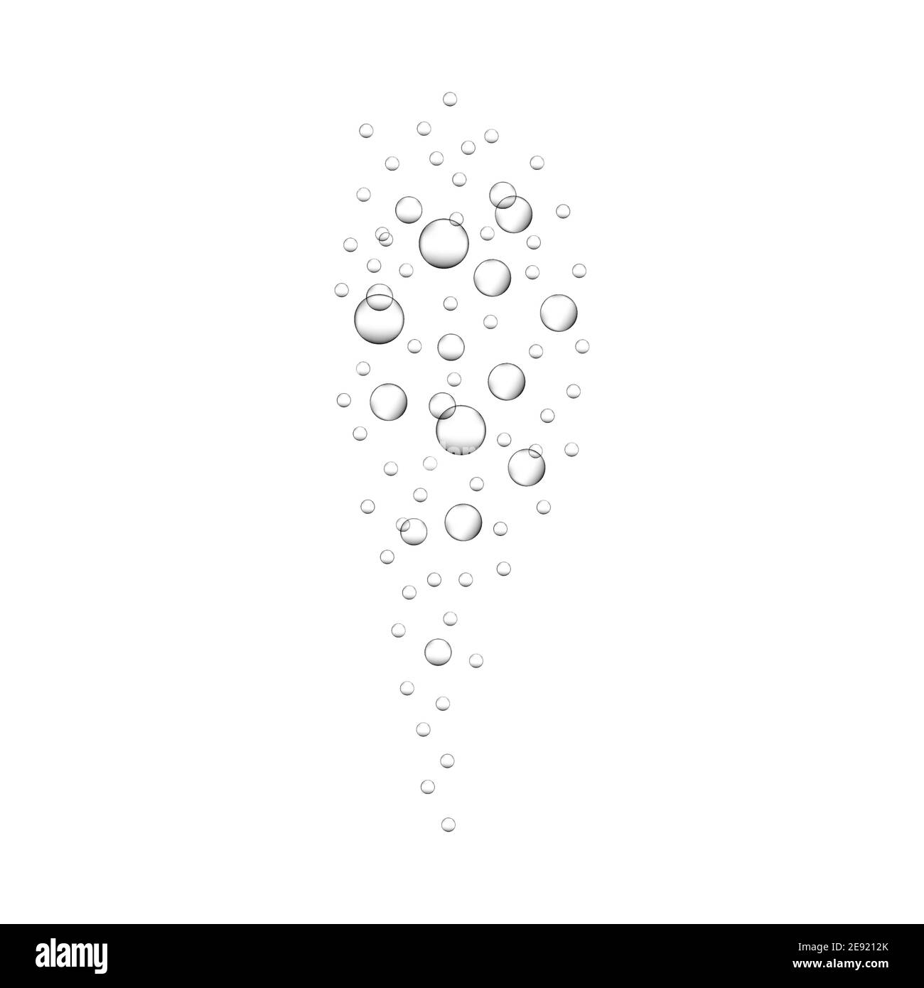 Bubbles underwater rising Stock Vector Images - Alamy