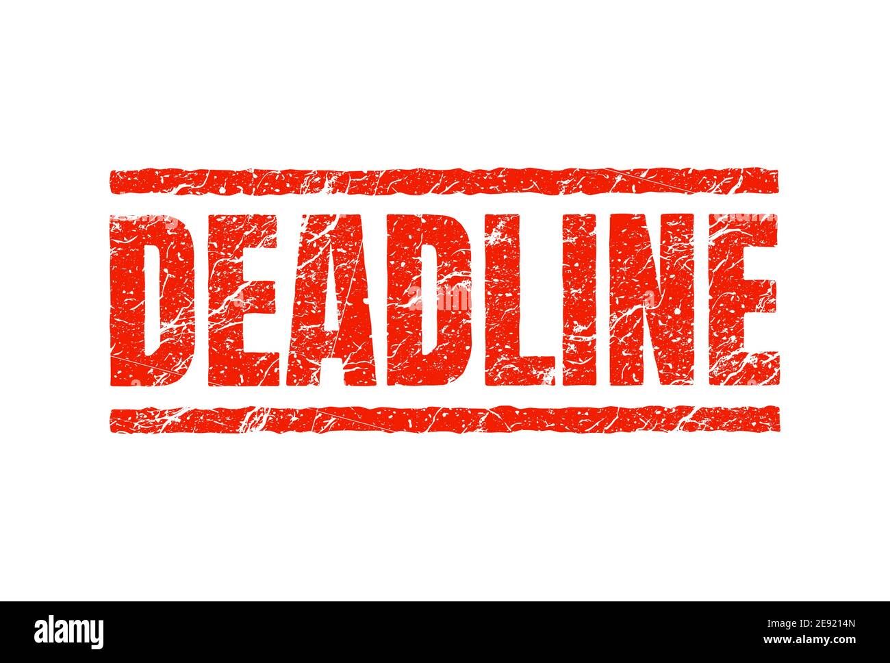 Dont miss the deadline Cut Out Stock Images & Pictures - Alamy