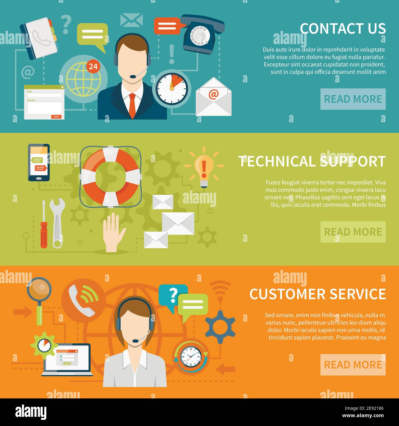 Sticker contact us support online hi-res stock photography and images ...