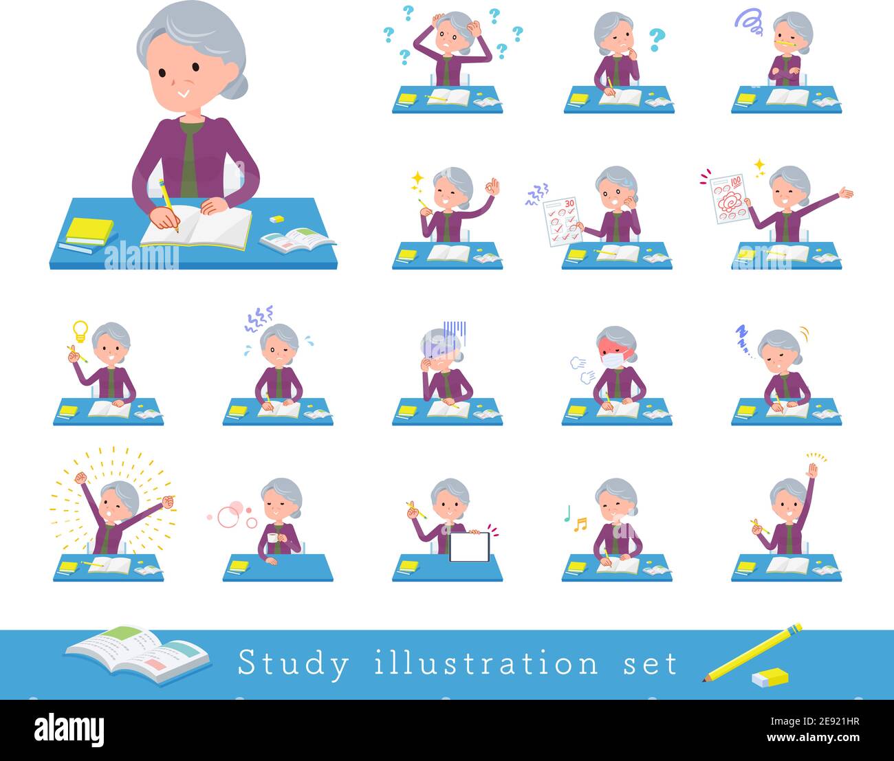 Senior inspiration Stock Vector Images - Alamy