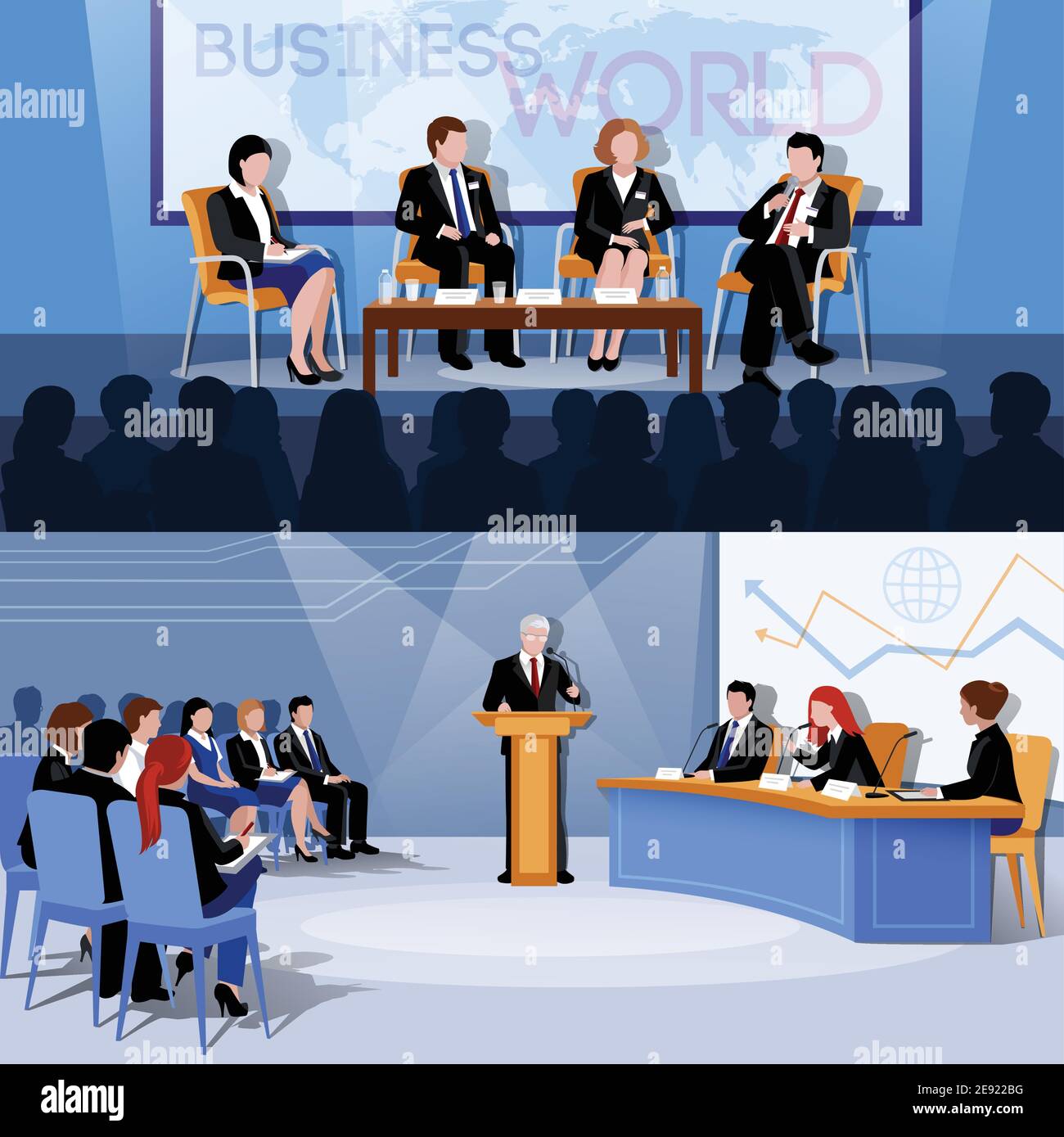 Congress participants Stock Vector Images - Alamy