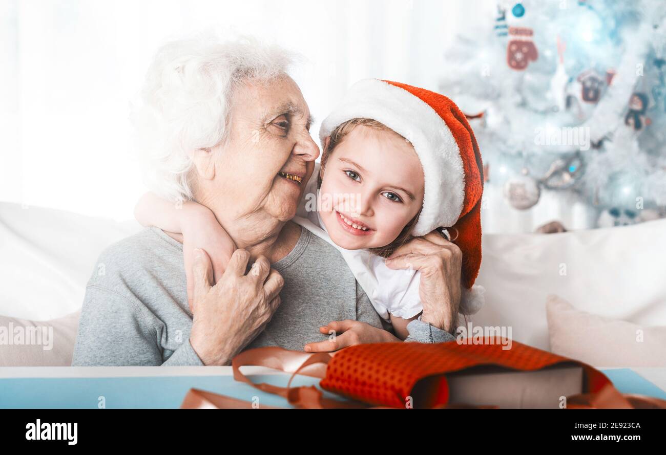 Grandma santa hi-res stock photography and images - Alamy