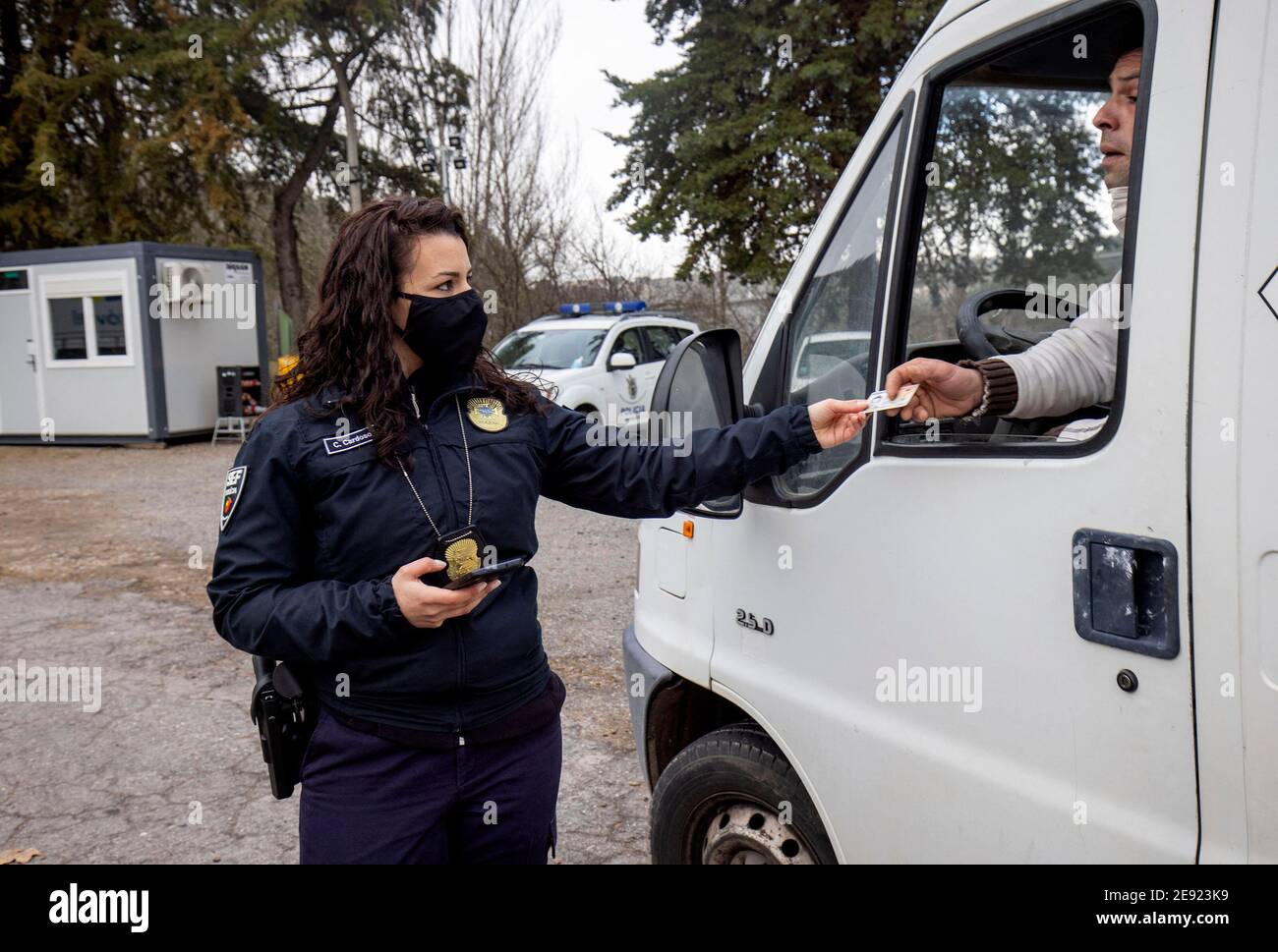 Control the spanish portuguese border hi-res stock photography and ...