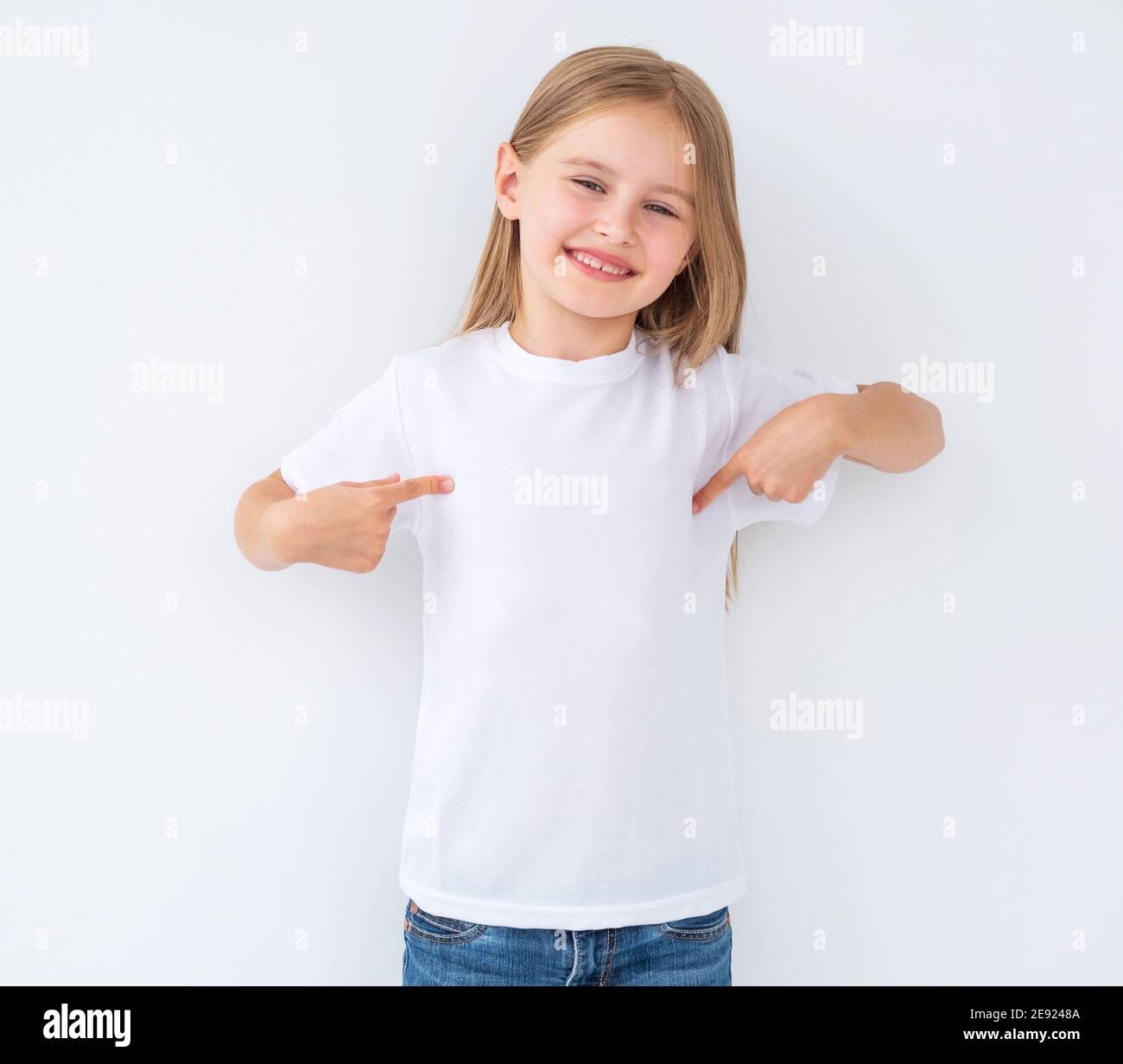 Child Pointing To Self