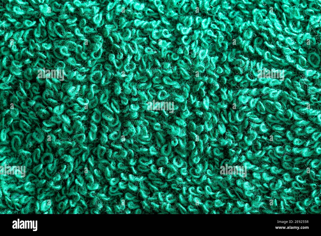 Soft green cloth, pile, background Pile texture material Stock Photo ...