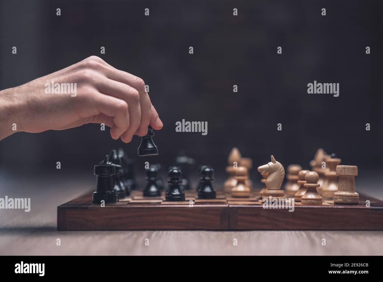 Chess board without chess pieces hi-res stock photography and images ...