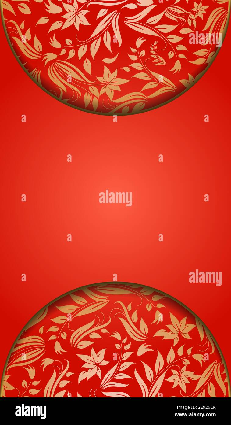 Traditional Chinese Greeting Card Template, The Wintersweet Flowers ...