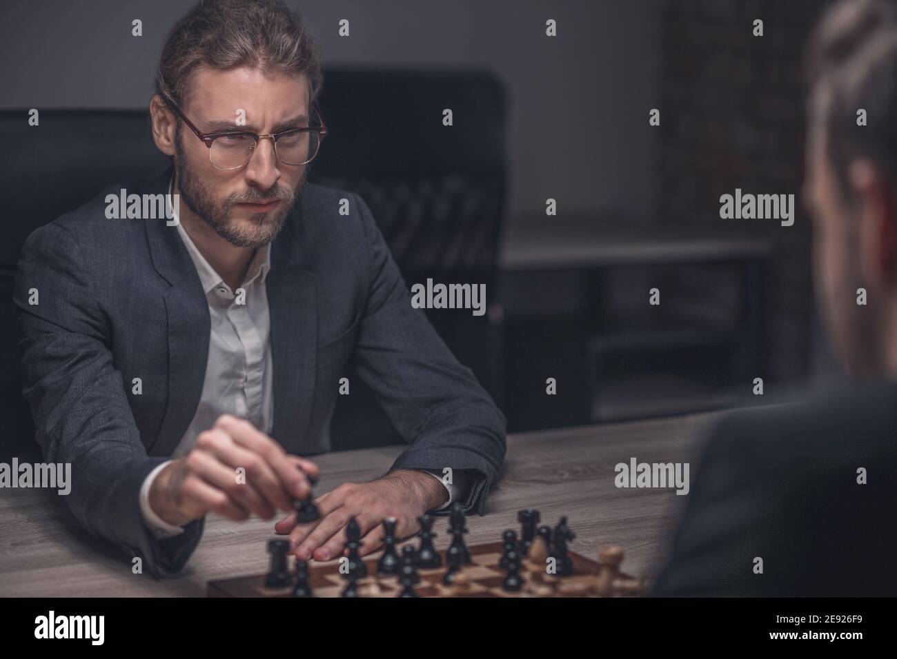 Young chess player hi-res stock photography and images - Alamy