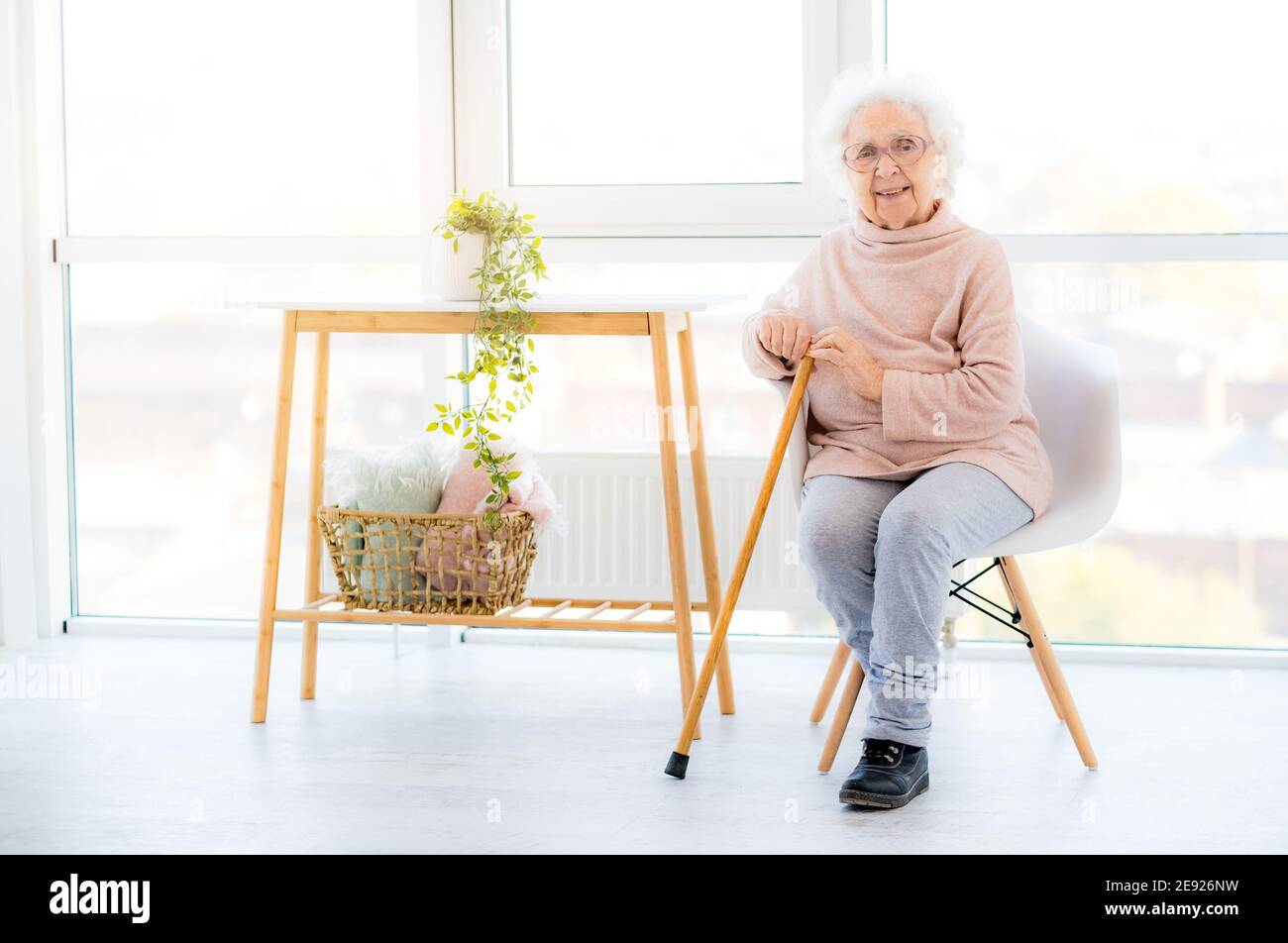 Granny sitting hi-res stock photography and images - Alamy