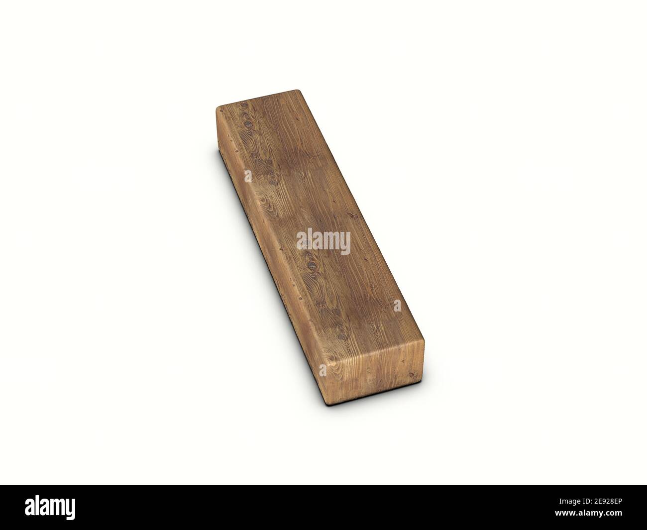 Wood letter I on a white background. 3d illustration Stock Photo - Alamy