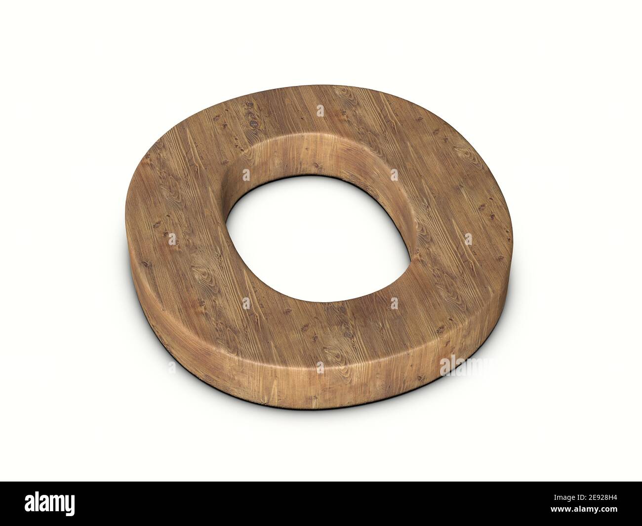 Wood letter O on a white background. 3d illustration Stock Photo - Alamy