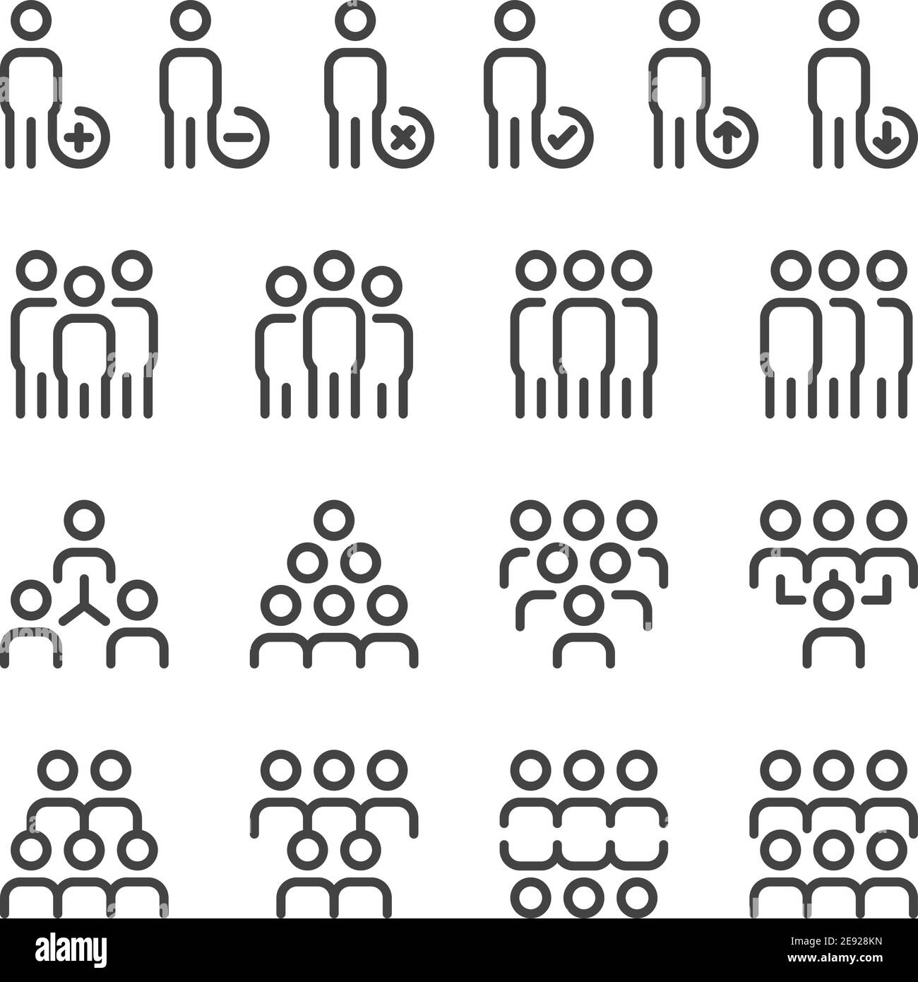Teamwork meeting pictogram icon vector Black and White Stock Photos ...