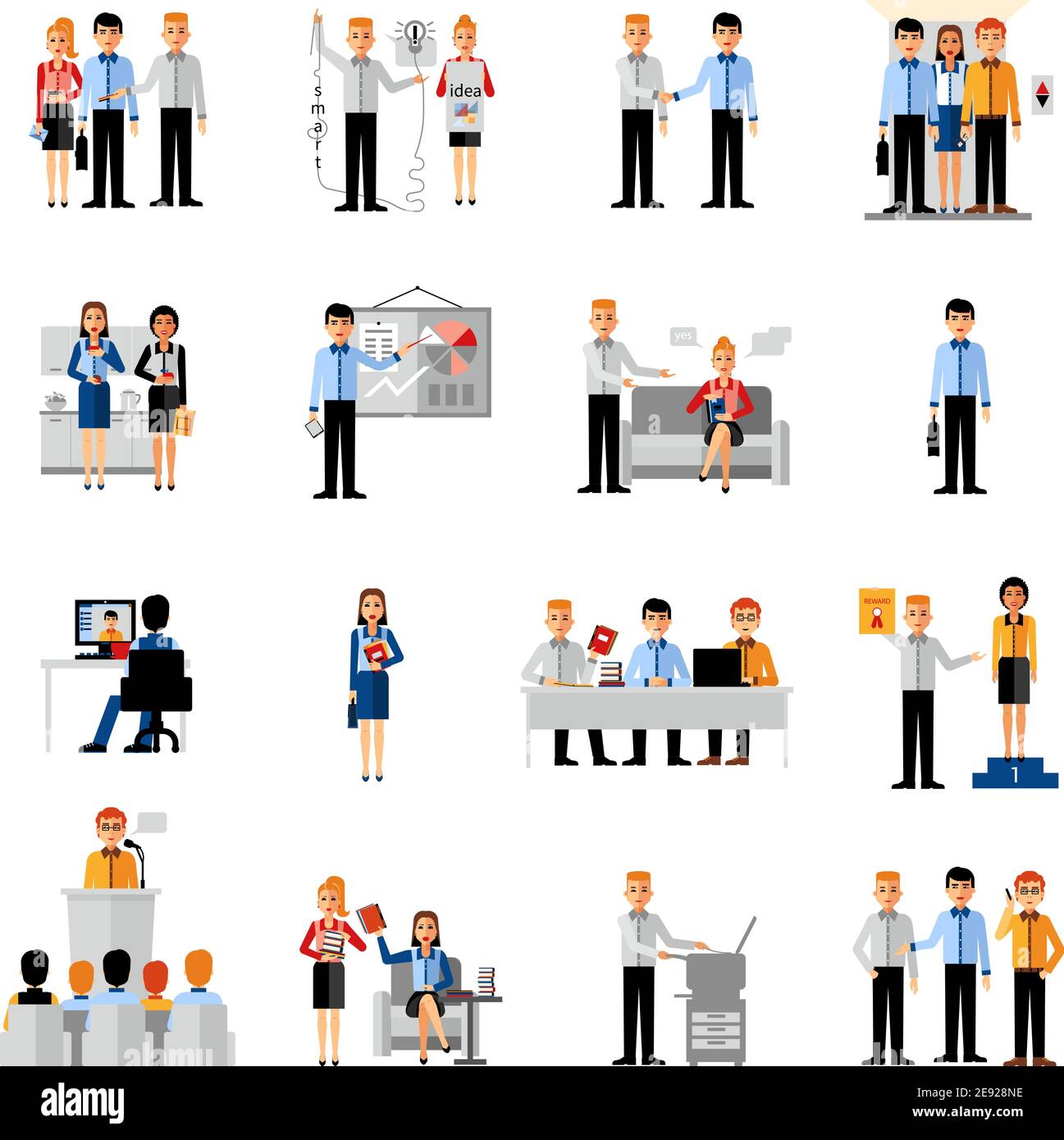 Male female workplace symbol Stock Vector Images - Alamy