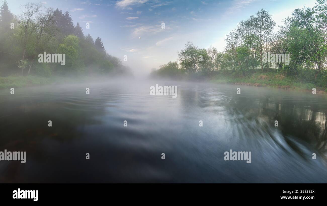 A quiet warm spring morning in Europe Stock Photo - Alamy