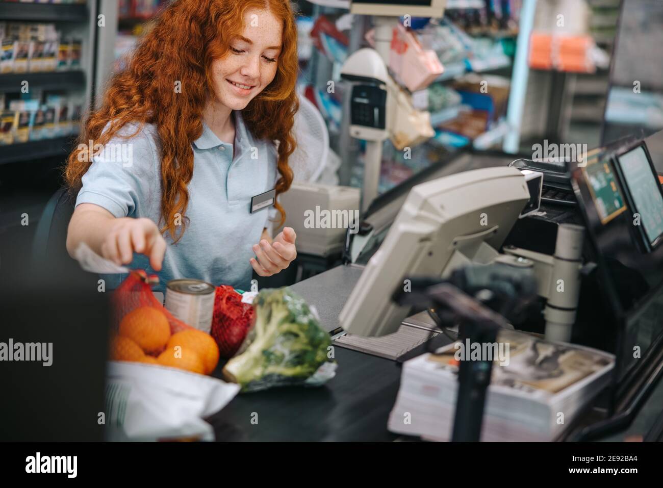 Grocery Cashier Scanner