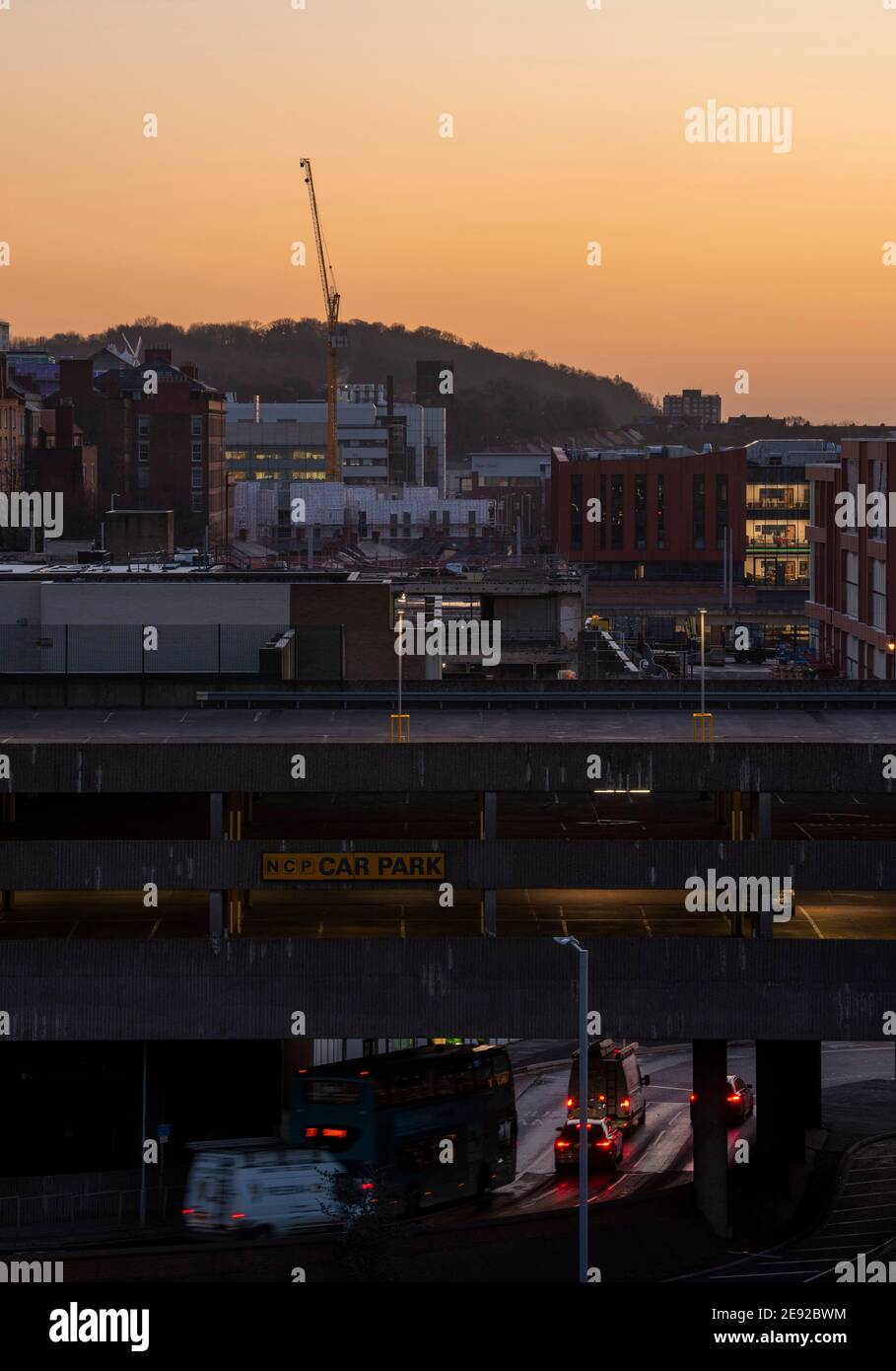 Nottingham england skyline city silhouette hi-res stock photography and ...