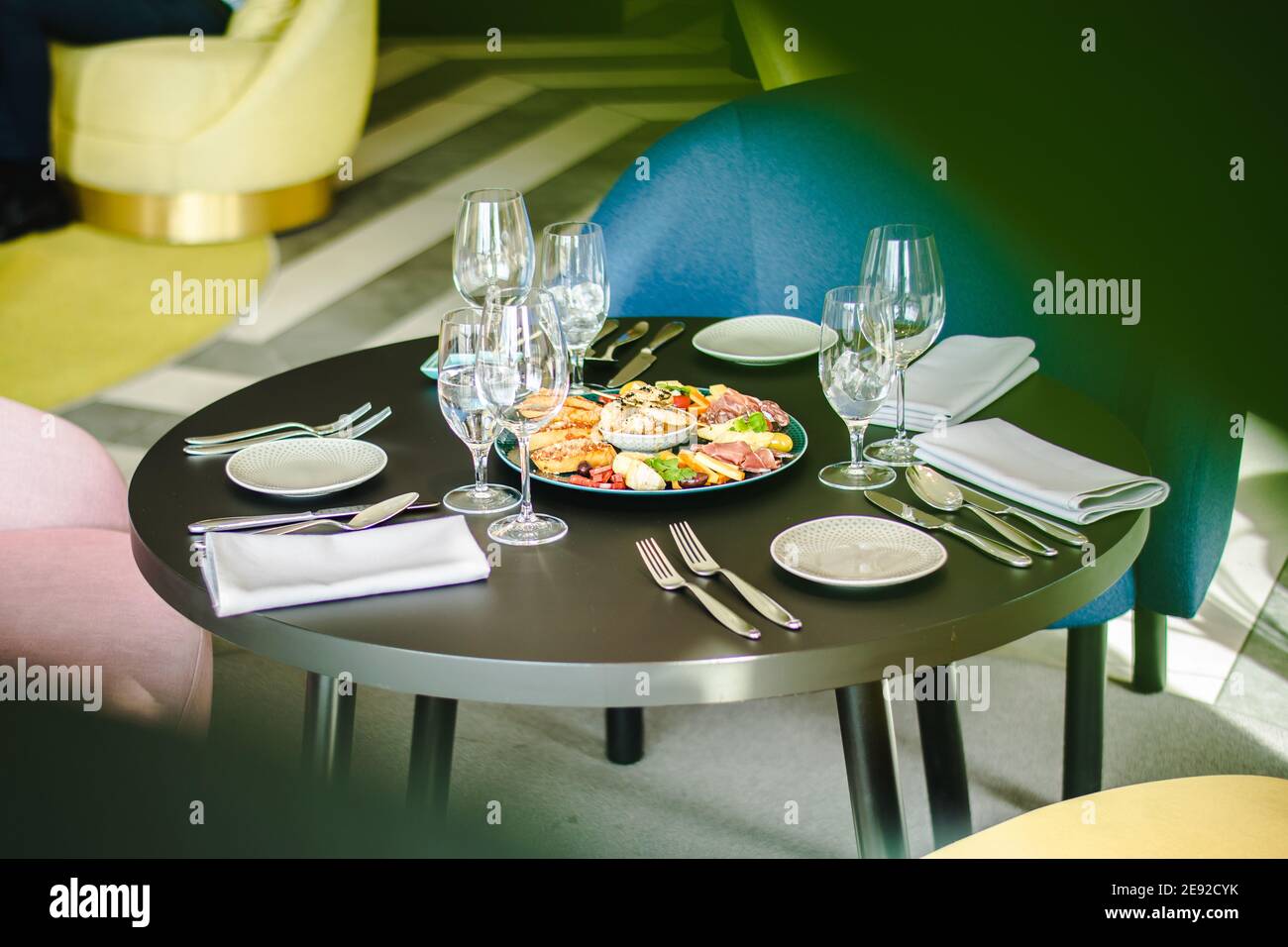 Food appetizers on restaurant table hi-res stock photography and images ...