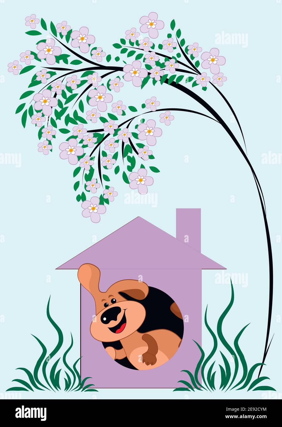 Stands out tree Stock Vector Images - Alamy