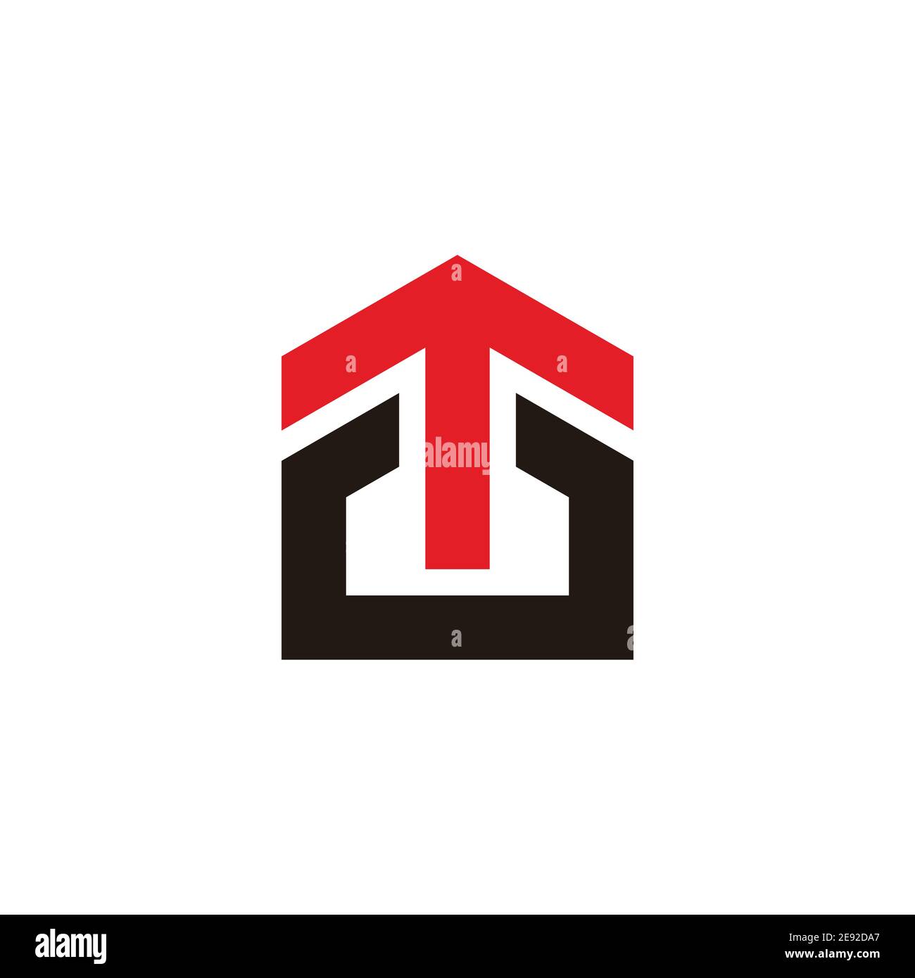 arrow out direction simple geometric symbol vector Stock Vector Image ...