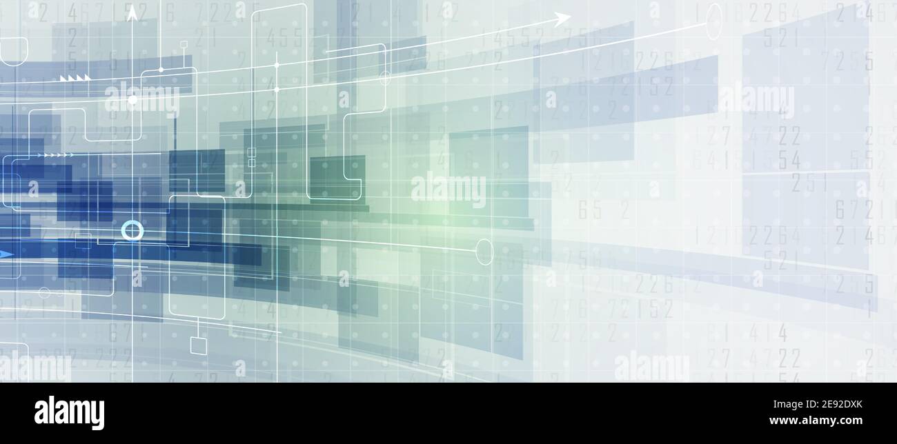 Technology innovation background, idea of global business solution ...