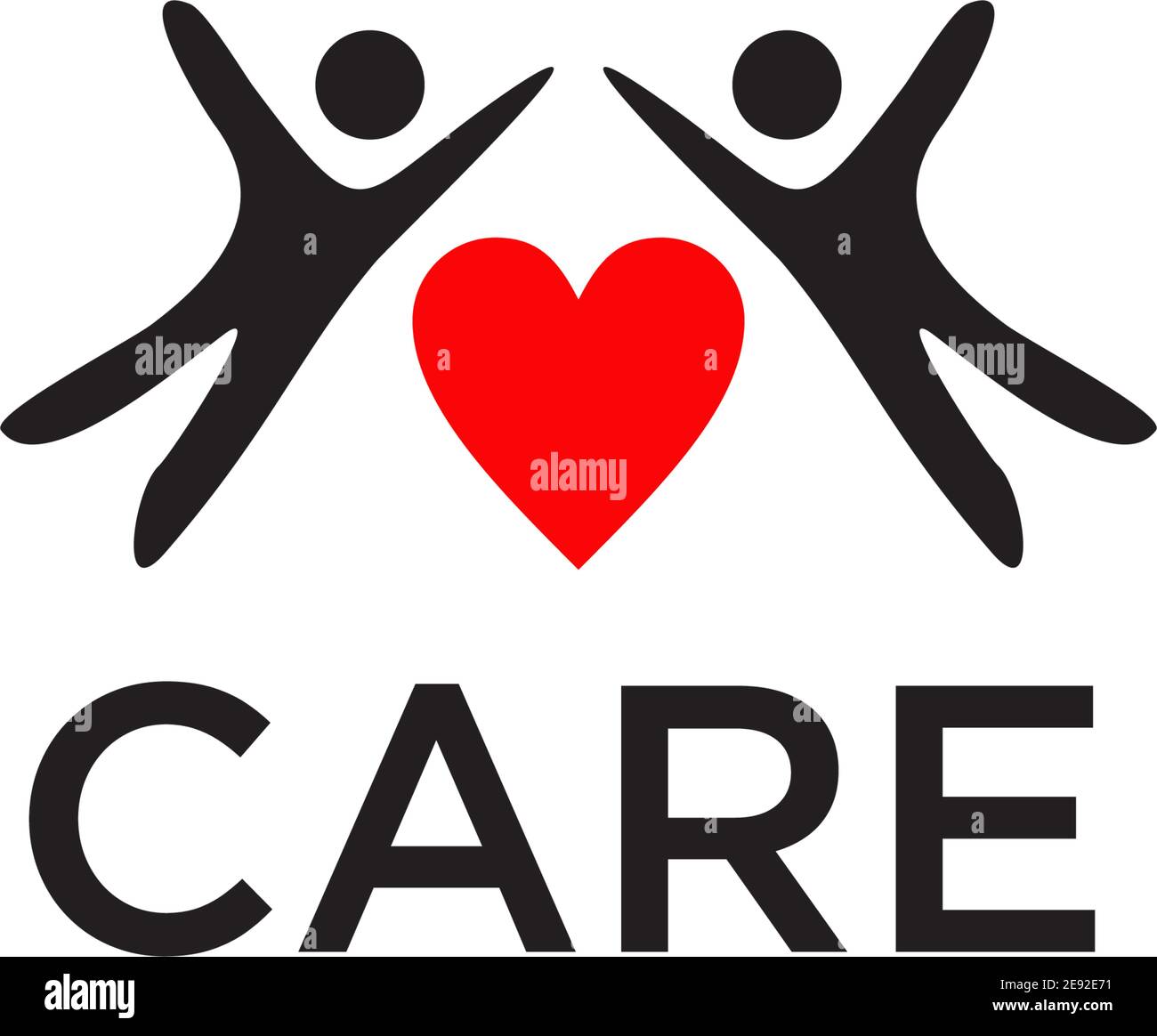Human care logo design vector illustration template Stock Vector Image ...