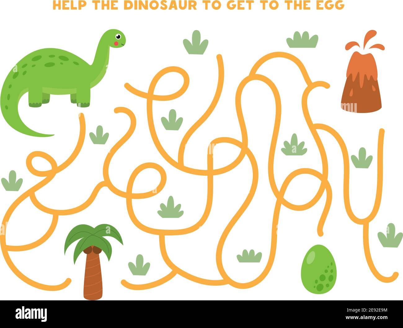 Kids landscape worksheet Stock Vector Images - Alamy