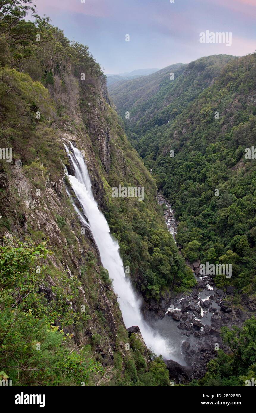 Ellenborough Falls 200 meter single drop waterfall NSW Australia Stock ...